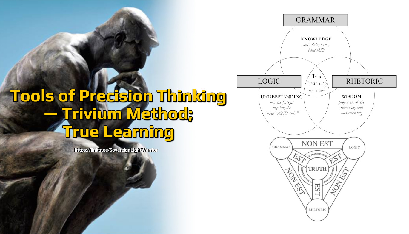 Tools of Precision Thinking — Trivium Method; True Lear... | Minds