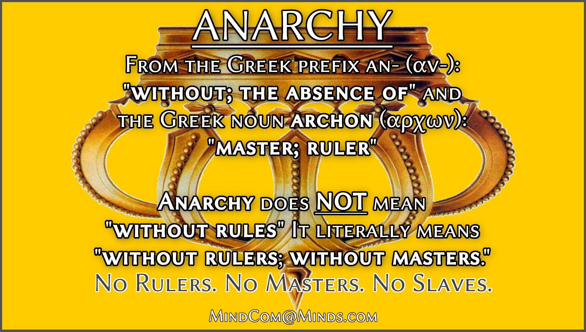 Internal, External Anarchy and Monarchy | Minds